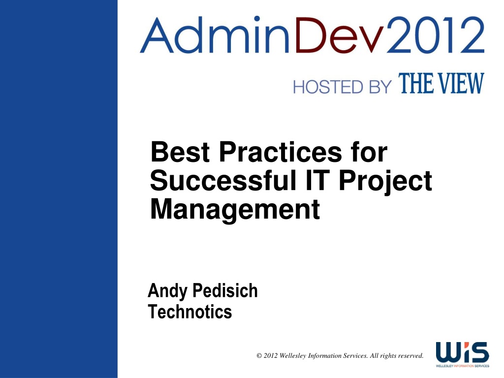 PPT - Best Practices for Successful IT Project Management PowerPoint ...
