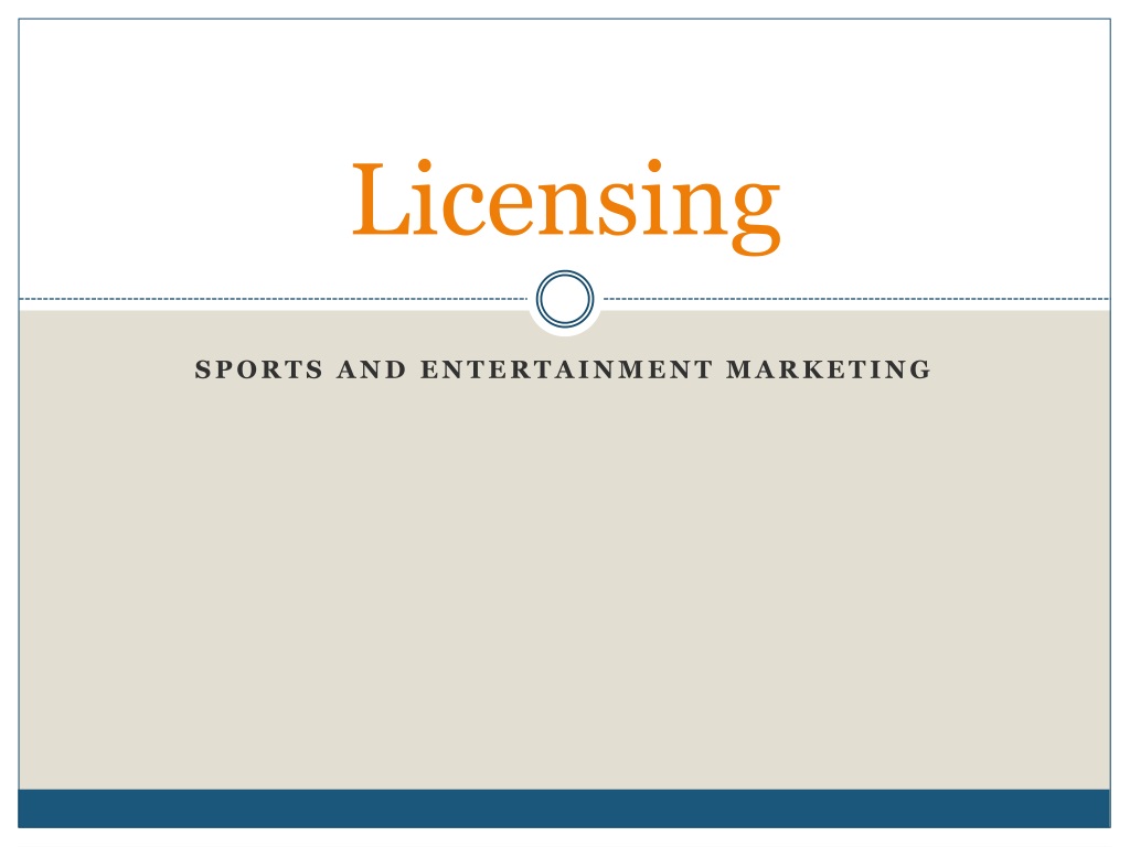 PPT - Licensing PowerPoint Presentation, free download - ID:1505341