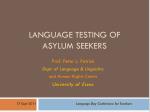 PPT - Language testing PowerPoint Presentation, free download - ID:2981486