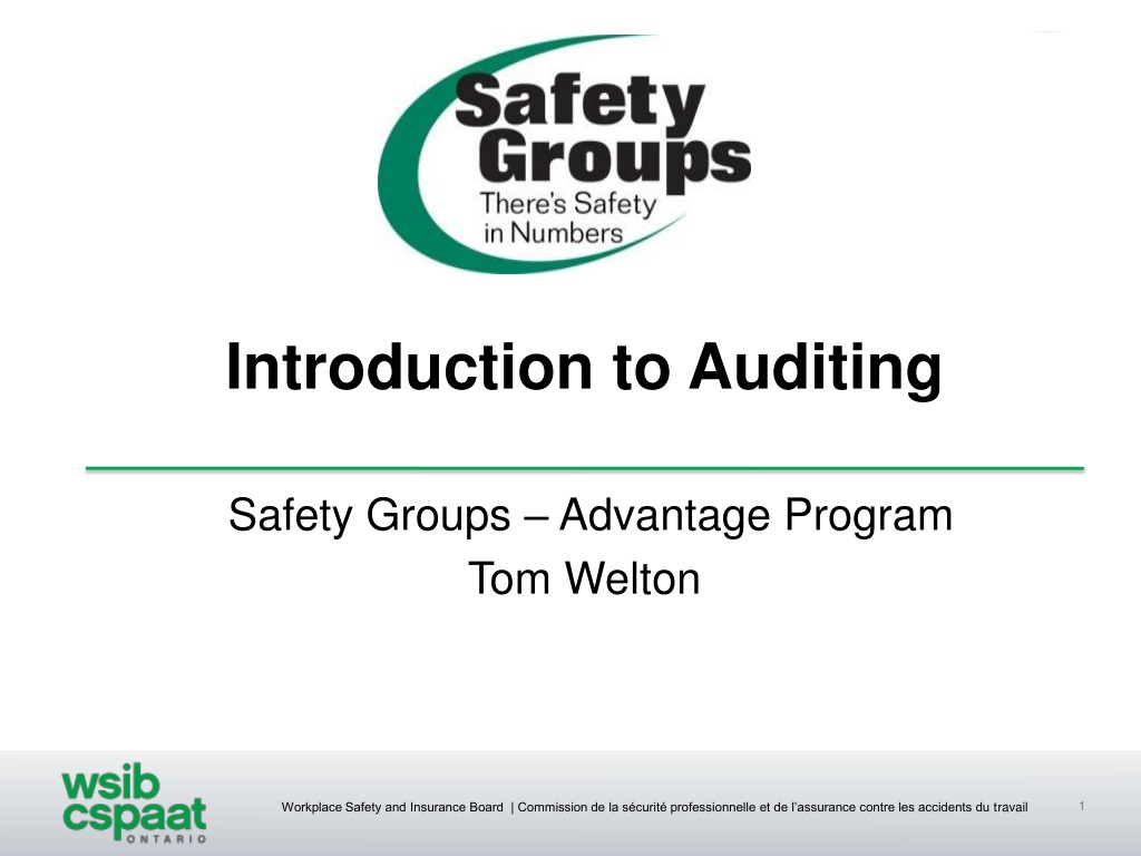 PPT - Introduction to Auditing PowerPoint Presentation, free download ...