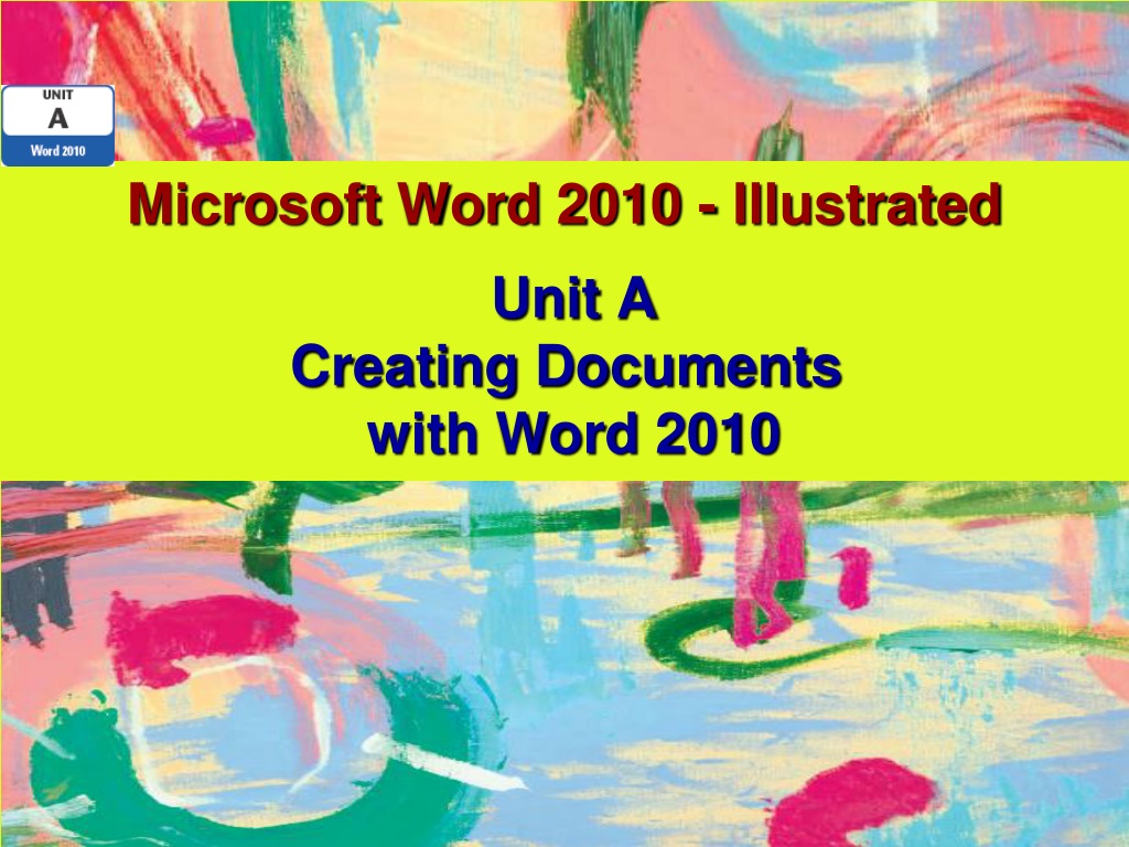 PPT - Microsoft Word 2010 - Illustrated PowerPoint Presentation, free ...