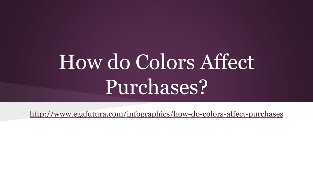 PPT - How do Colors Affect Purchases? PowerPoint Presentation, free ...