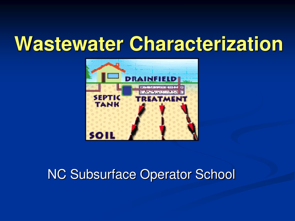 PPT - Wastewater Characterization PowerPoint Presentation, free ...