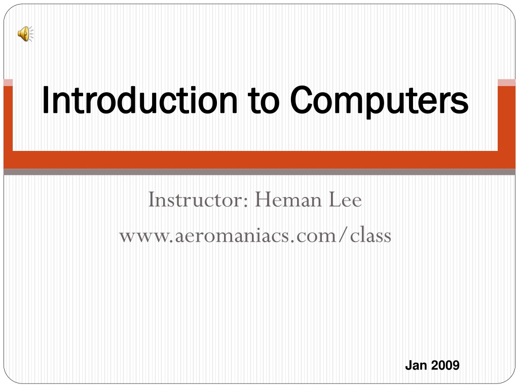 PPT - Introduction to Computers: Discover the Basics in Geek Language ...