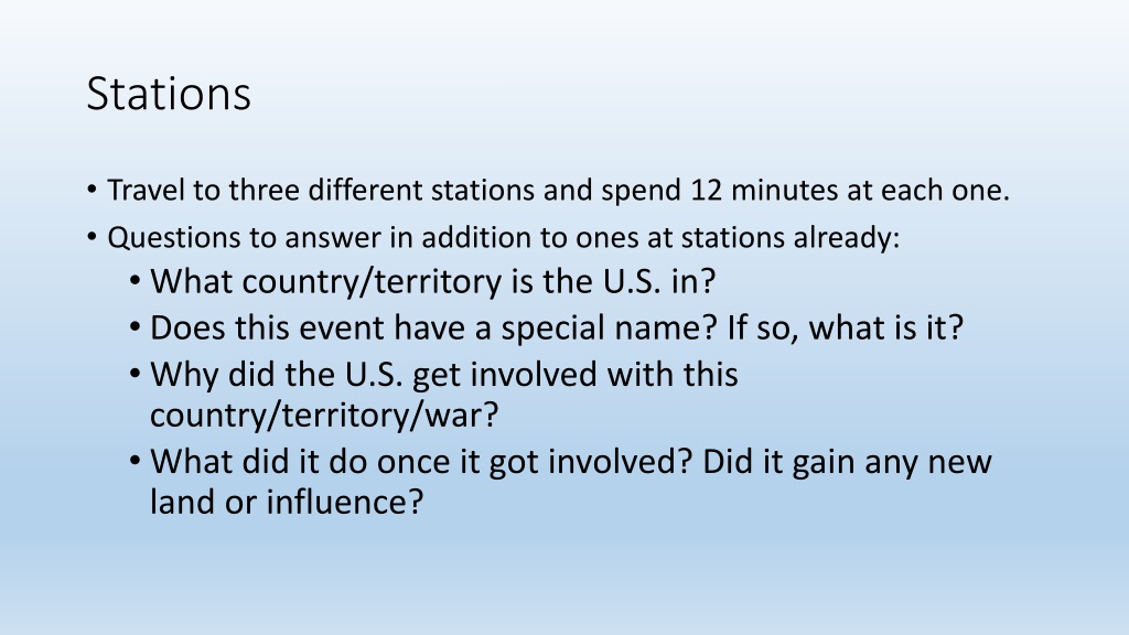PPT - Stations PowerPoint Presentation, free download - ID:1513599