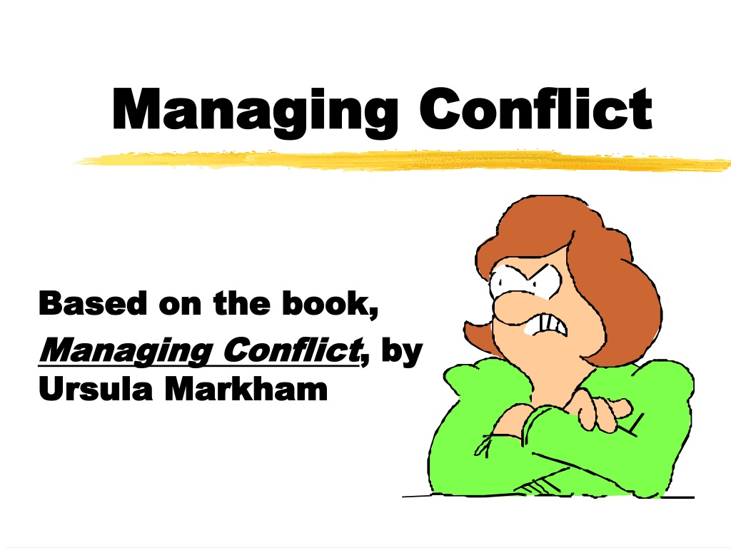 PPT - Managing Conflict PowerPoint Presentation, free download - ID:1514282