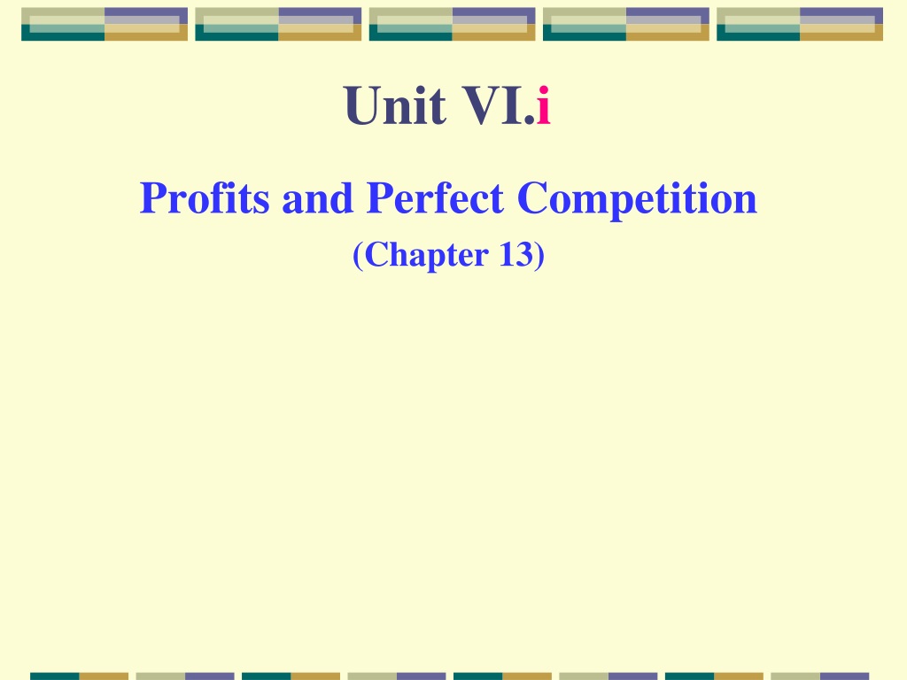 PPT - Unit VI. i PowerPoint Presentation, free download - ID:1515156