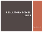 PPT - Regulatory Bodies PowerPoint Presentation, free download - ID:3394977
