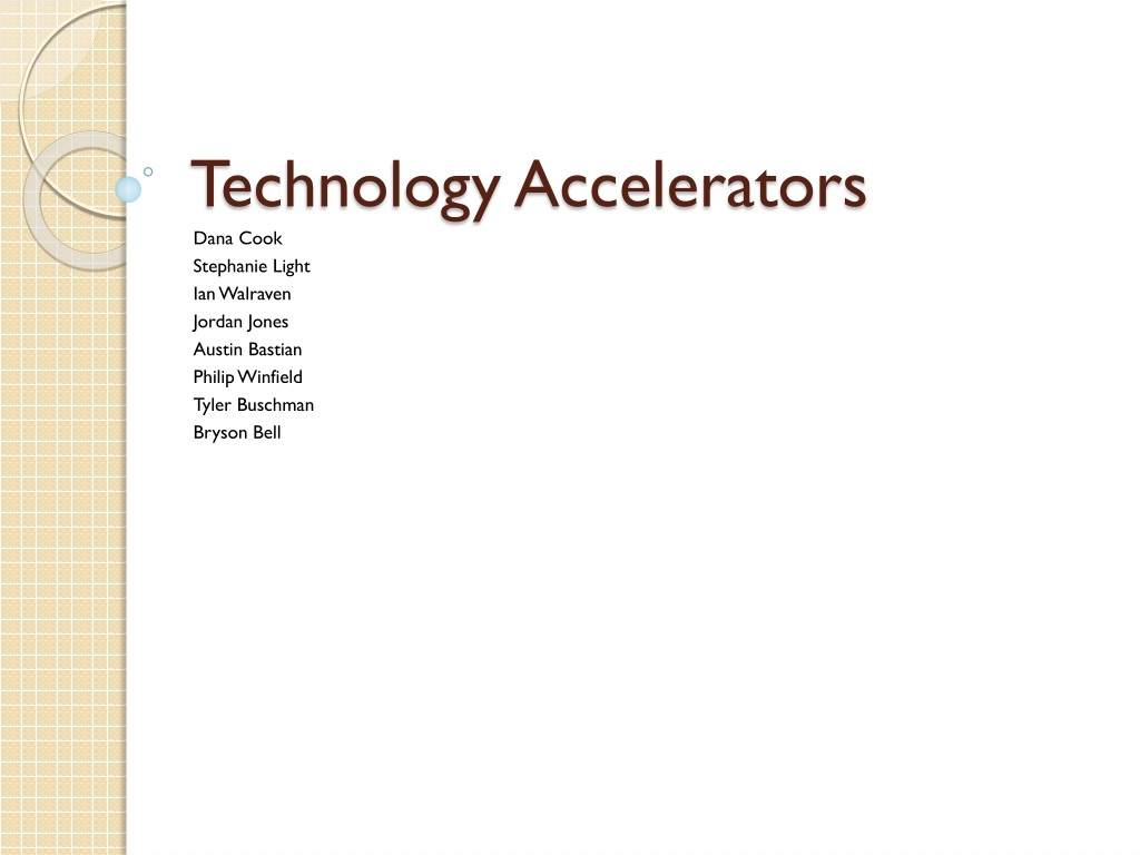 PPT - Technology Accelerators PowerPoint Presentation, free download ...