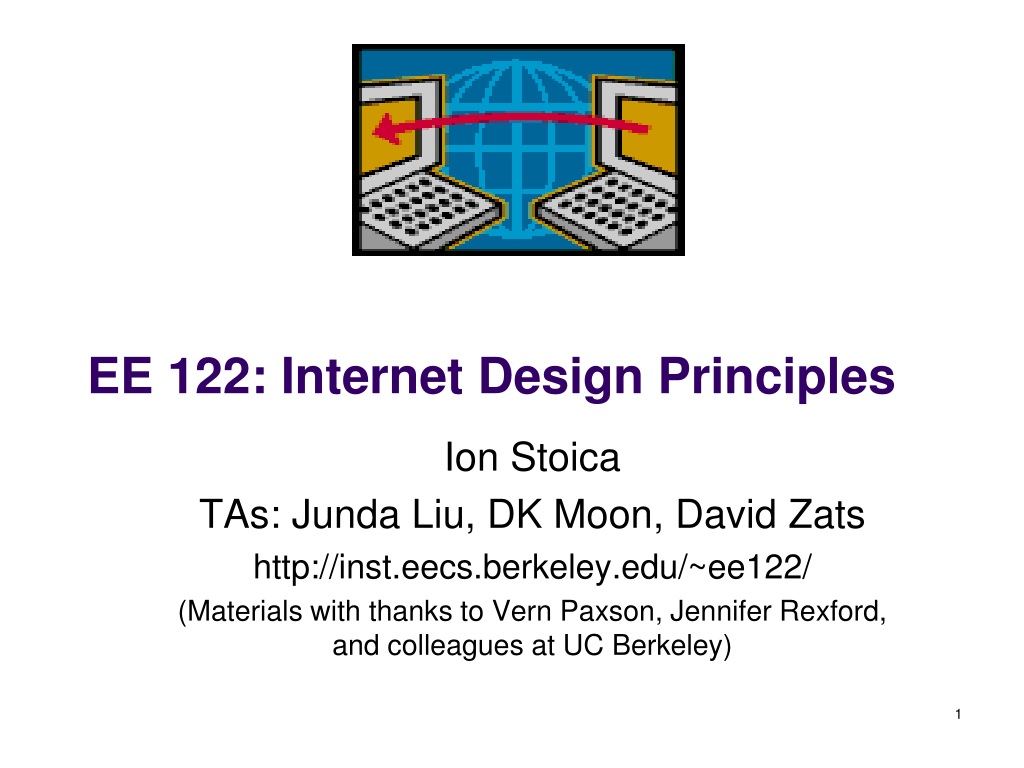 PPT - EE 122: Internet Design Principles PowerPoint Presentation, free ...