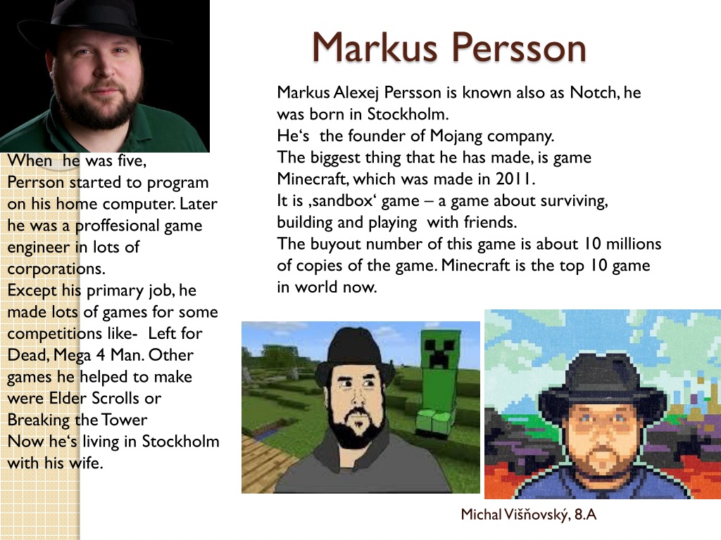 PPT - Markus Persson PowerPoint Presentation, free download - ID:1518472