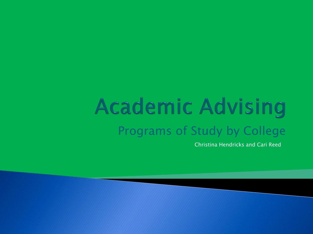 PPT - Academic Advising PowerPoint Presentation, free download - ID:1518834