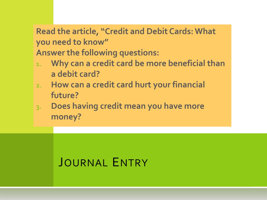 PPT - Journal Entry PowerPoint Presentation, free download - ID:1521104