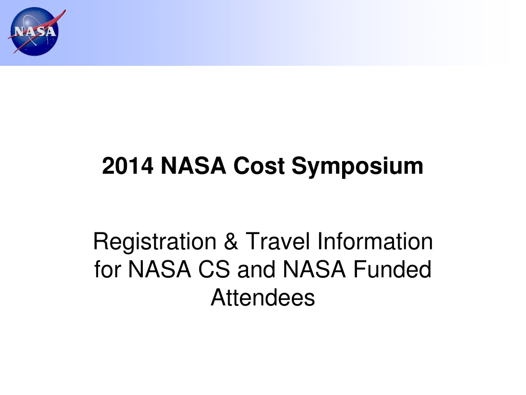 PPT - 2014 NASA Cost Symposium PowerPoint Presentation, free download ...