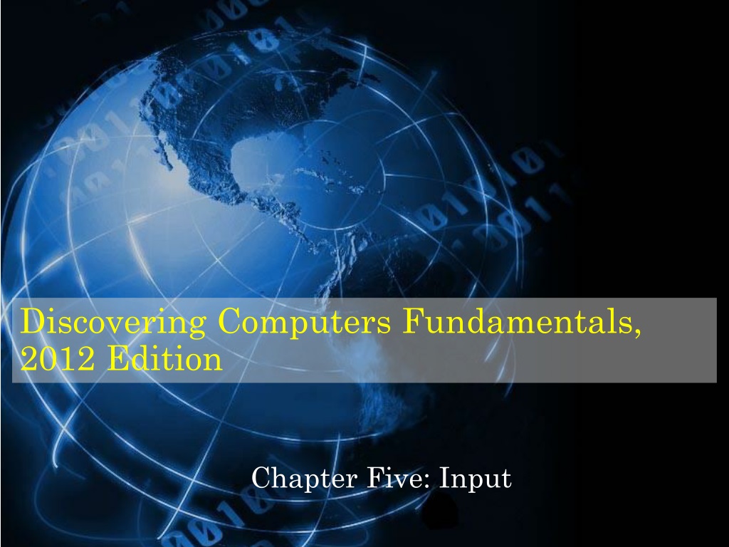 PPT - Discovering Computers Fundamentals, 2012 Edition PowerPoint ...