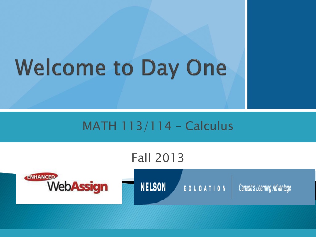 PPT - Welcome to Day One PowerPoint Presentation, free download - ID ...