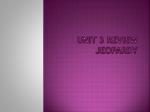 PPT - Unit 1 Review Jeopardy ( Ch. 5-7 ) PowerPoint Presentation, free ...