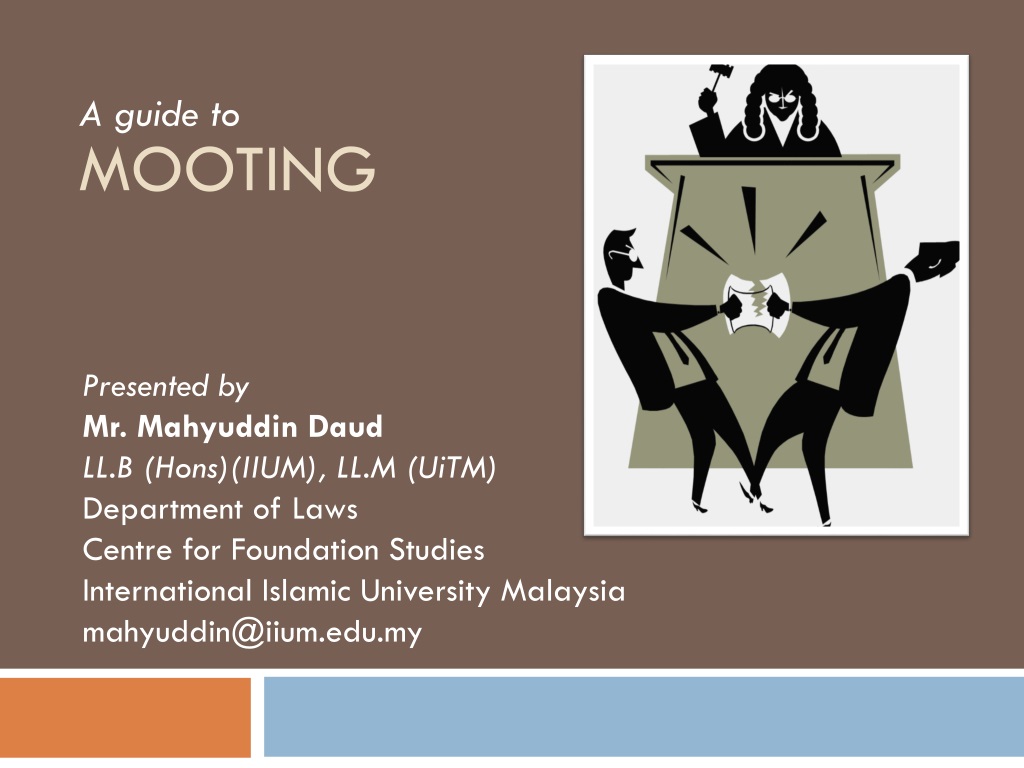 PPT - Mooting PowerPoint Presentation, free download - ID:1523646