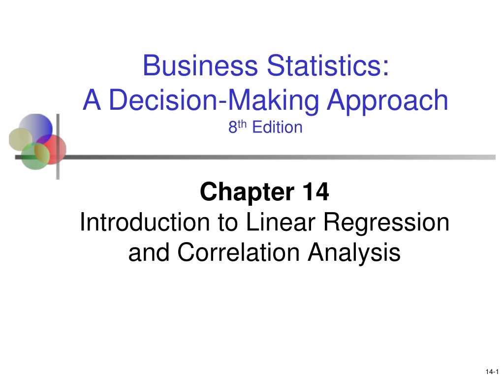 Ppt Chapter 14 Introduction To Linear Regression And Correlation Analysis Powerpoint