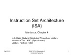 PPT - Instruction Set Architecture (ISA) PowerPoint Presentation, free ...