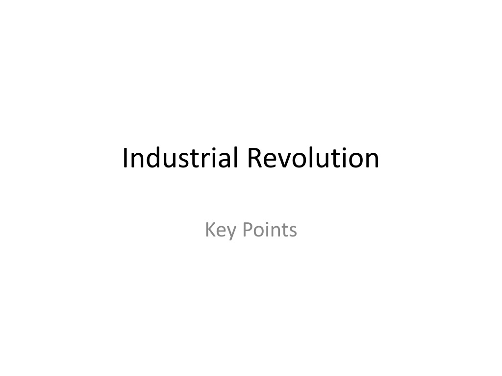 PPT - Industrial Revolution PowerPoint Presentation, free download - ID ...