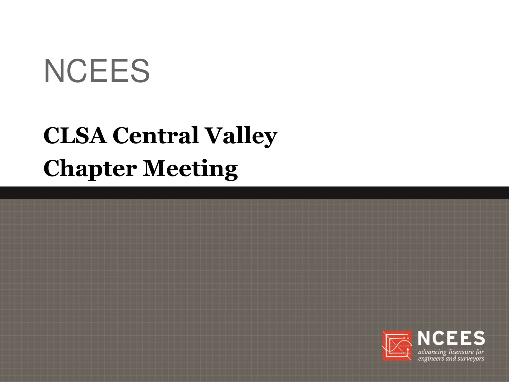 PPT - NCEES PowerPoint Presentation, free download - ID:1529876