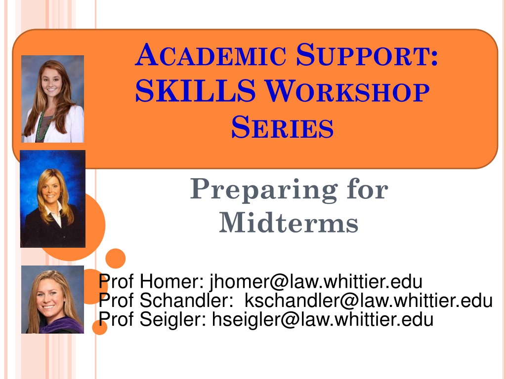 PPT - Academic Support: SKILLS Workshop Series PowerPoint Presentation ...