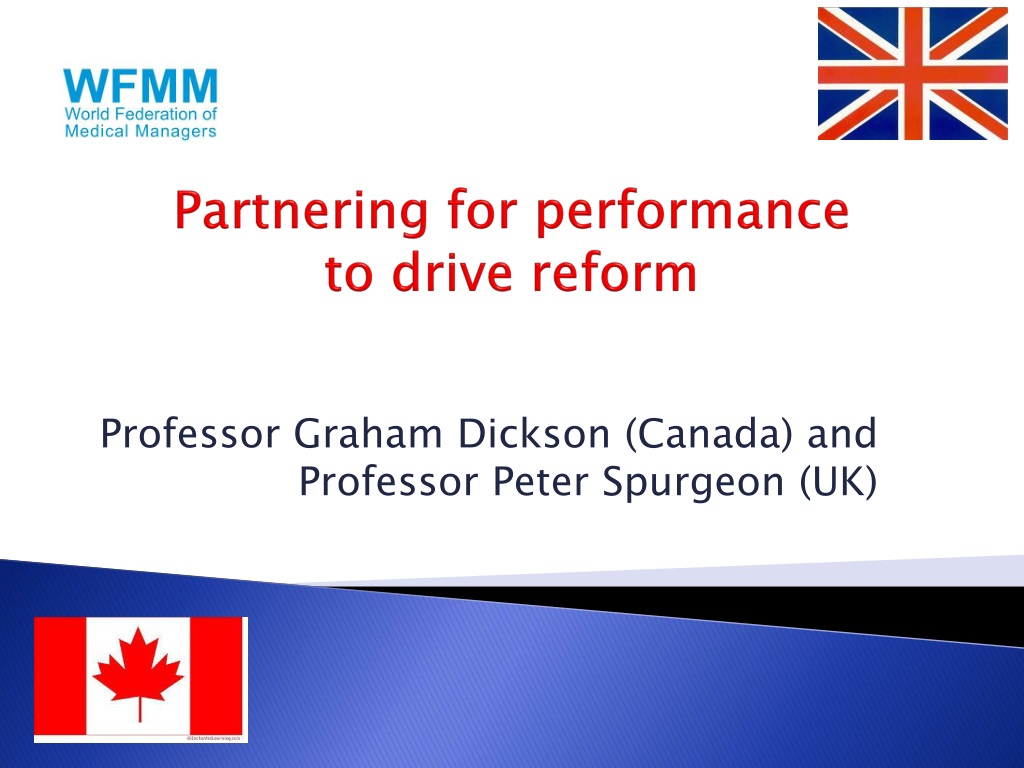 PPT - Partnering for performance to drive reform PowerPoint ...