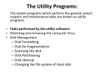 PPT - Utility Programs and their Functions PowerPoint Presentation ...
