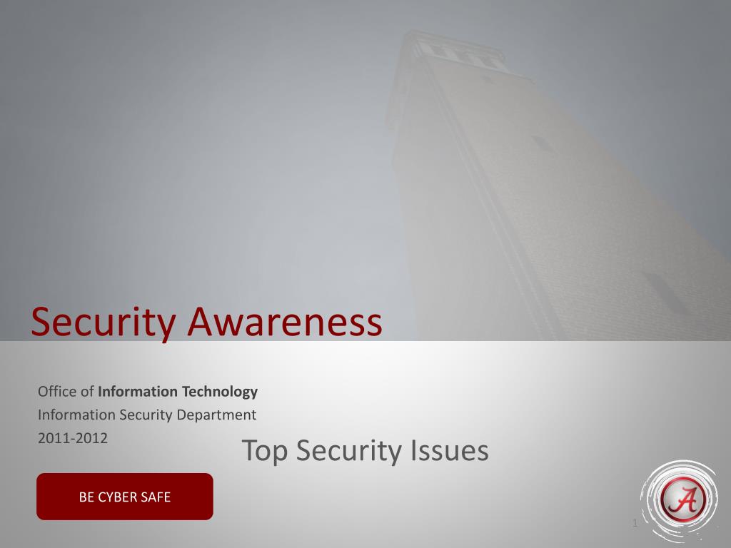 PPT - Security Awareness PowerPoint Presentation, free download - ID ...