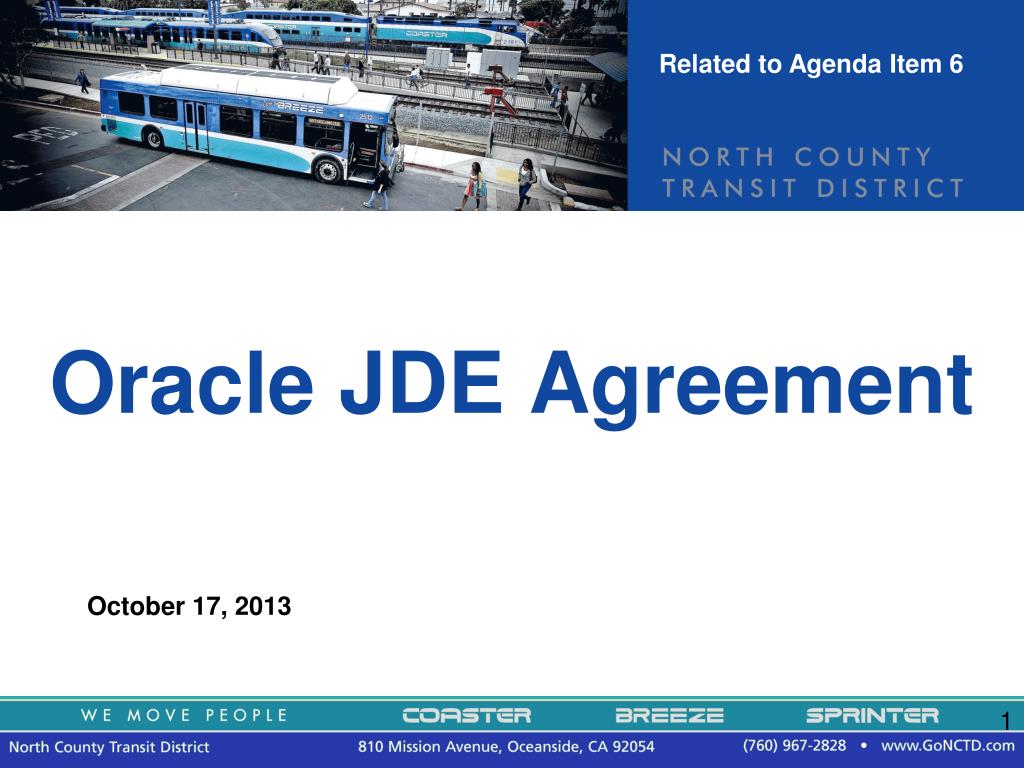 PPT - Oracle JDE Agreement PowerPoint Presentation, free download - ID ...