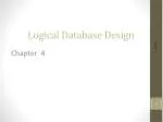 PPT - Logical Database Design PowerPoint Presentation, free download ...