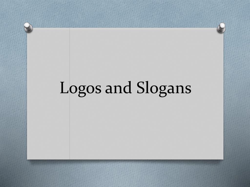 PPT - Logos and Slogans PowerPoint Presentation, free download - ID:1537494