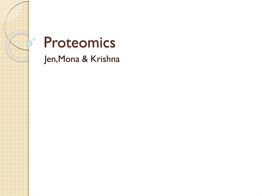 PPT - Proteomics PowerPoint Presentation, free download - ID:1538590