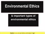PPT - ENVIRONMENTAL ETHICS PowerPoint Presentation, free download - ID ...