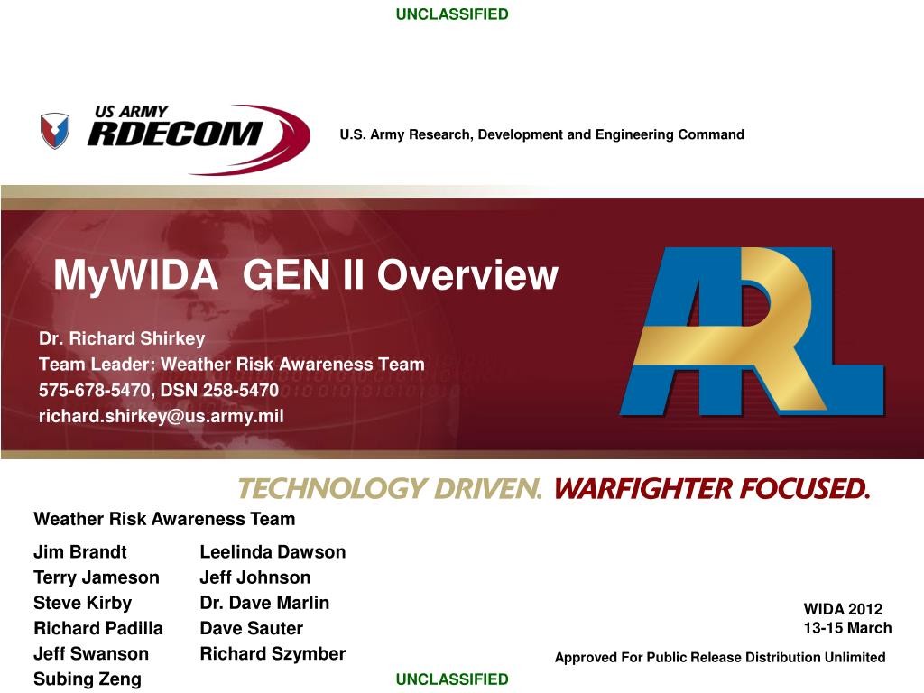 PPT - MyWIDA GEN II Overview PowerPoint Presentation, free download ...