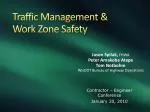 PPT - Work Zone Traffic Control PowerPoint Presentation, free download ...