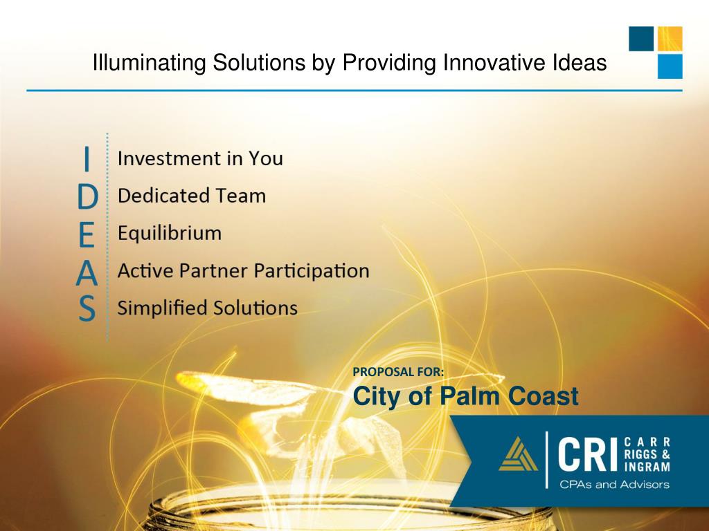 PPT - Illuminating Solutions by Providing Innovative Ideas PowerPoint ...