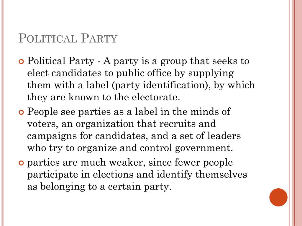 PPT - Political Party PowerPoint Presentation, free download - ID:1541321