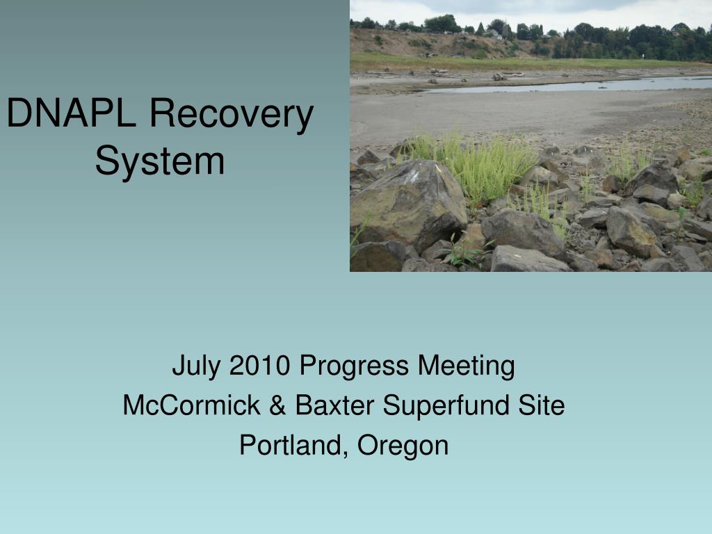 PPT - DNAPL Recovery System PowerPoint Presentation, free download - ID ...