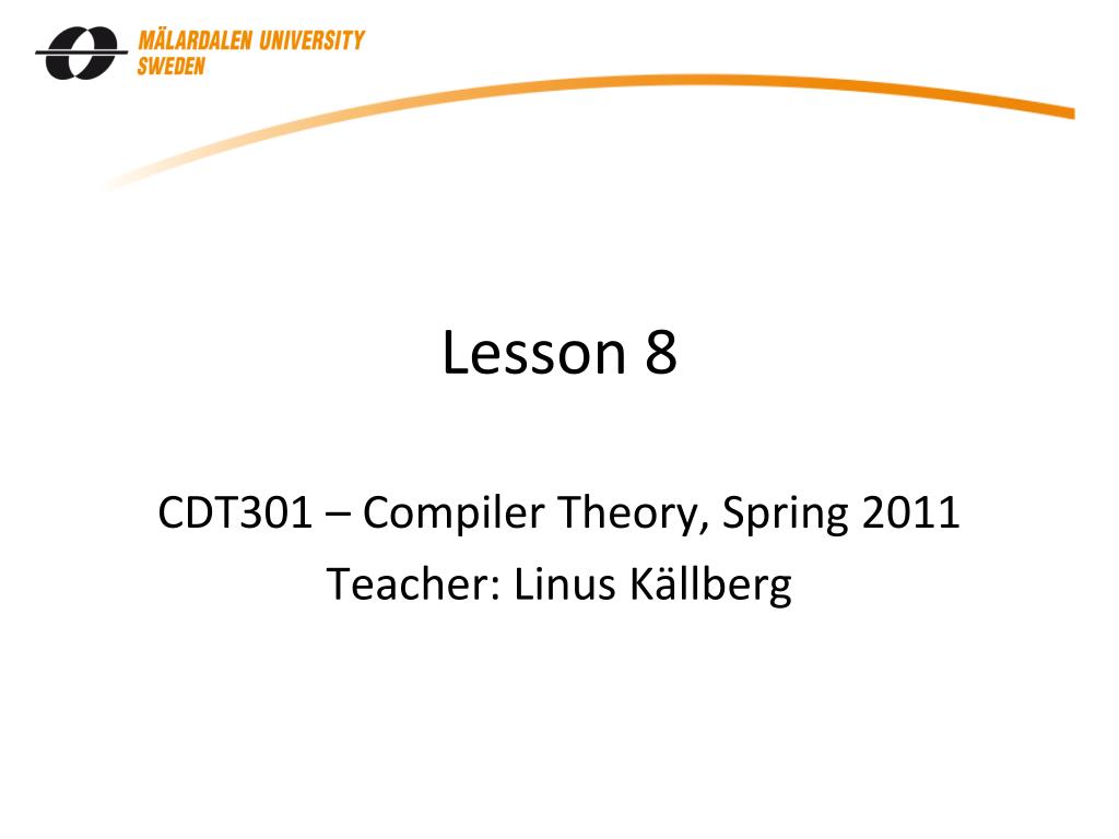 PPT - Lesson 8 PowerPoint Presentation, free download - ID:1541834