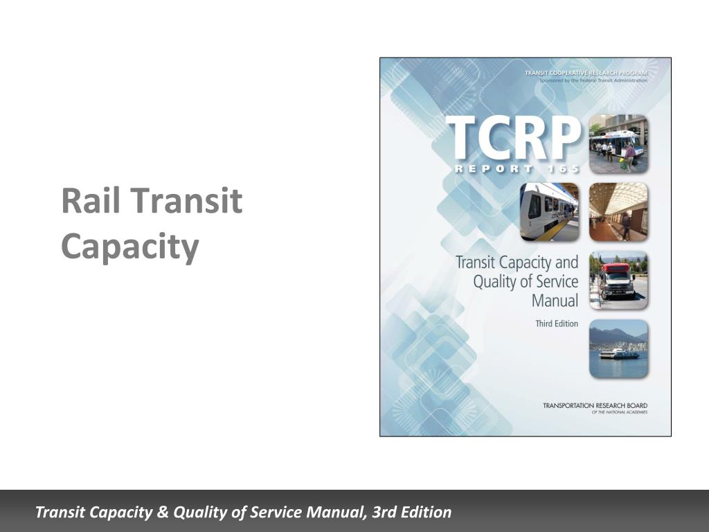 PPT - Rail Transit Capacity PowerPoint Presentation, free download - ID ...