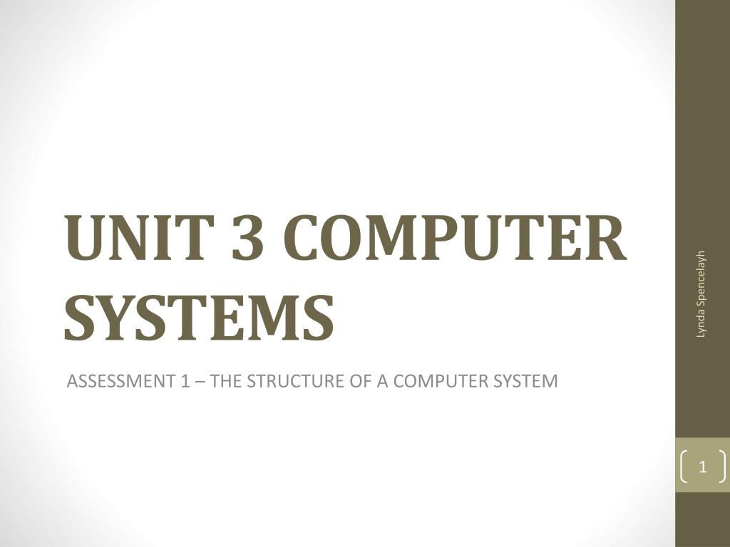 PPT - UNIT 3 COMPUTER SYSTEMS PowerPoint Presentation, free download ...