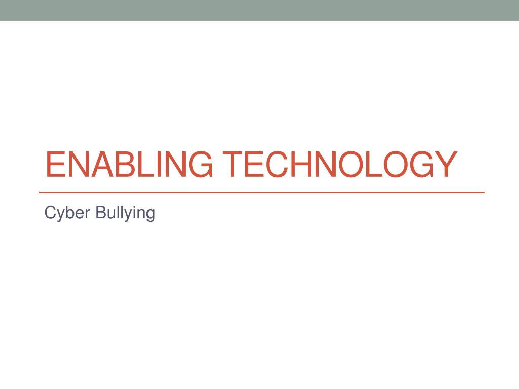 PPT - Enabling Technology PowerPoint Presentation, free download - ID ...