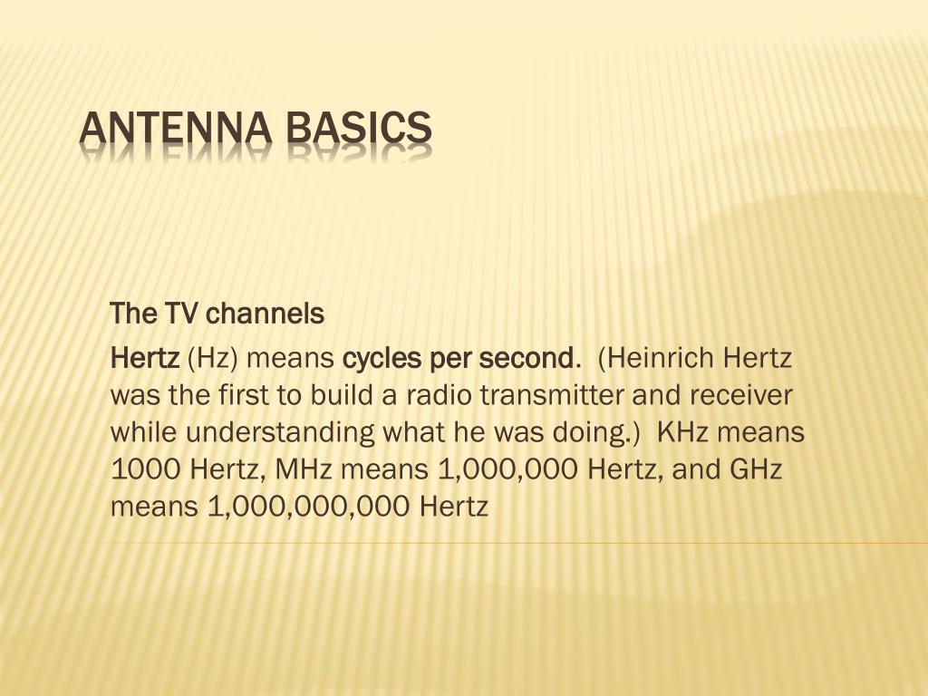 PPT - Antenna Basics PowerPoint Presentation, free download - ID:1548671