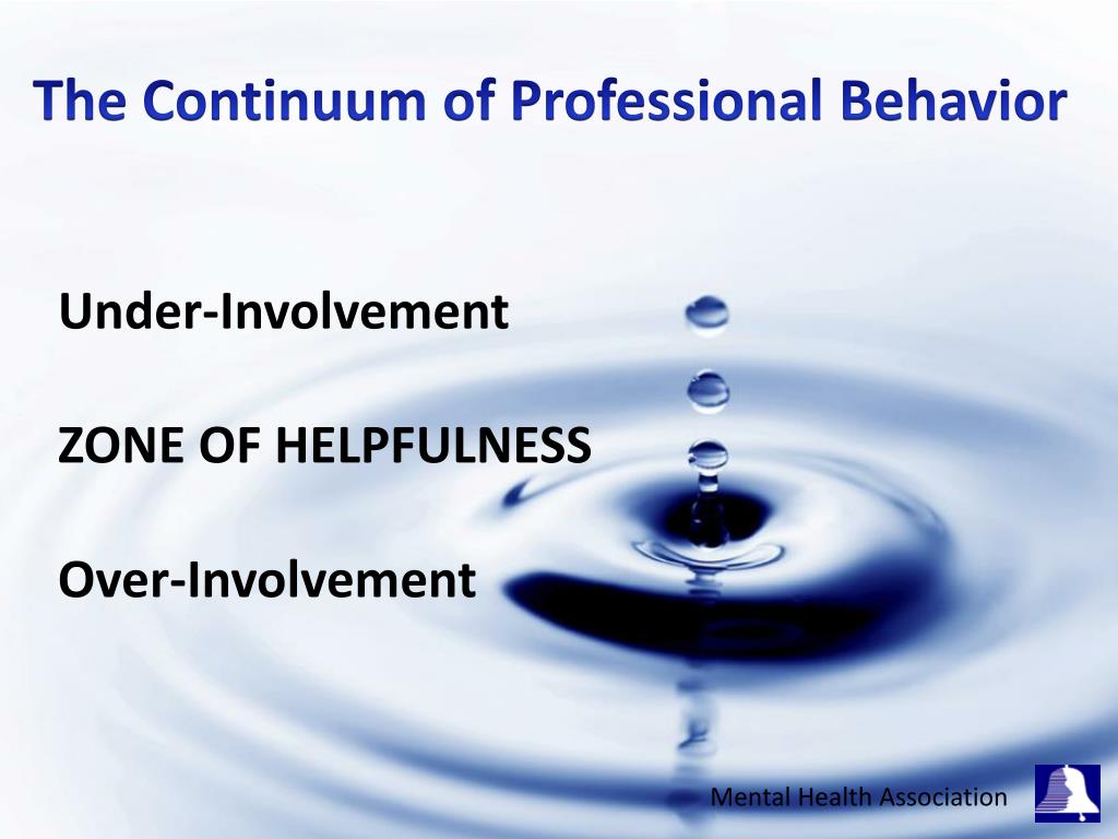 PPT - The Continuum of Professional Behavior PowerPoint Presentation ...