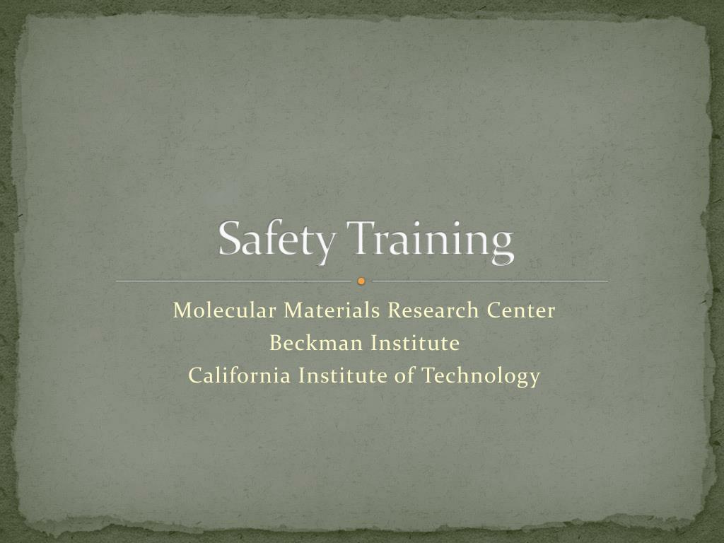 PPT - Safety Training PowerPoint Presentation, free download - ID:1550143