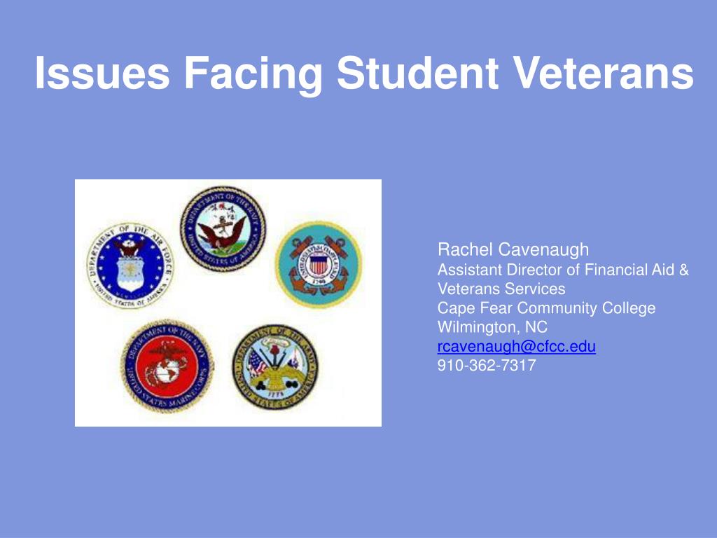 PPT - Issues Facing Student Veterans PowerPoint Presentation, free ...