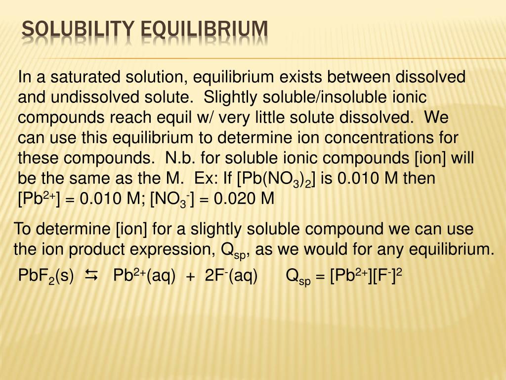 PPT - Solubility Equilibrium PowerPoint Presentation, free download ...