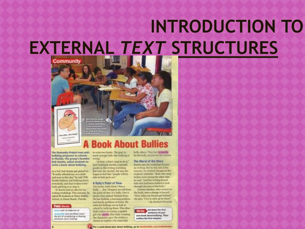 PPT - Introduction to External Text Structures PowerPoint Presentation ...